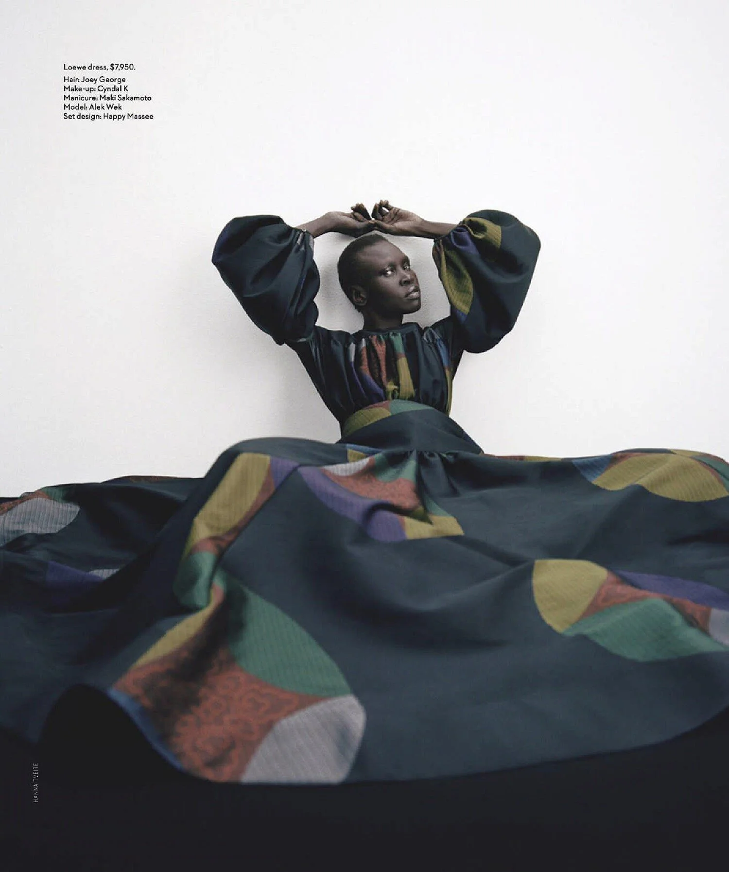 Alek Wek in 'Flow Motion' Modern Luxury Fashion Vogue Australia — Anne ...