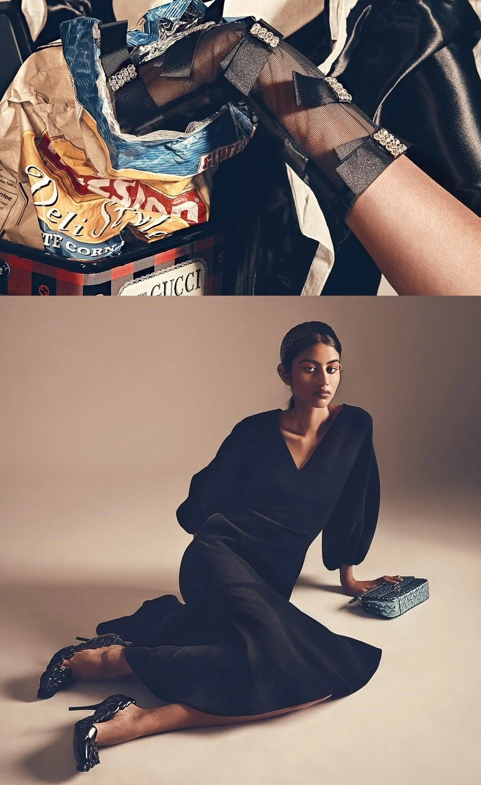 Varsha Kumar Wears 'New Wave' Luxury by Steven Popovich for Grazia ...