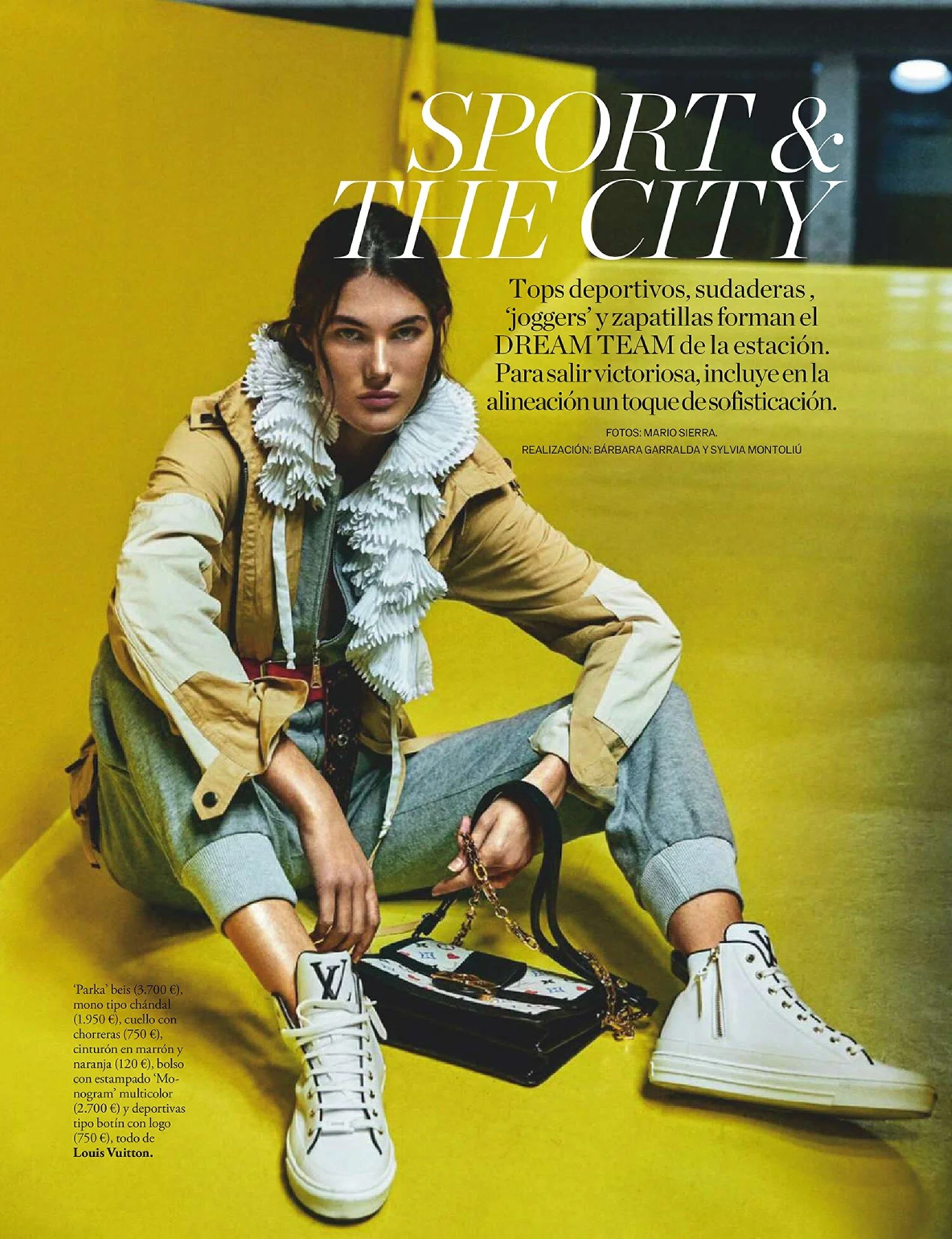 Lucia Lopez in 'Sport and the City' by Mario Sierra ELLE Spain — Anne ...