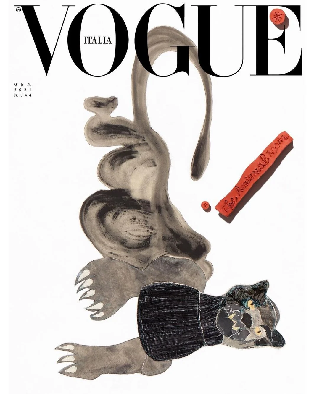 Vogue Italia Shares January 2021 'THE ANIMAL ISSUE' Covers — Anne of ...