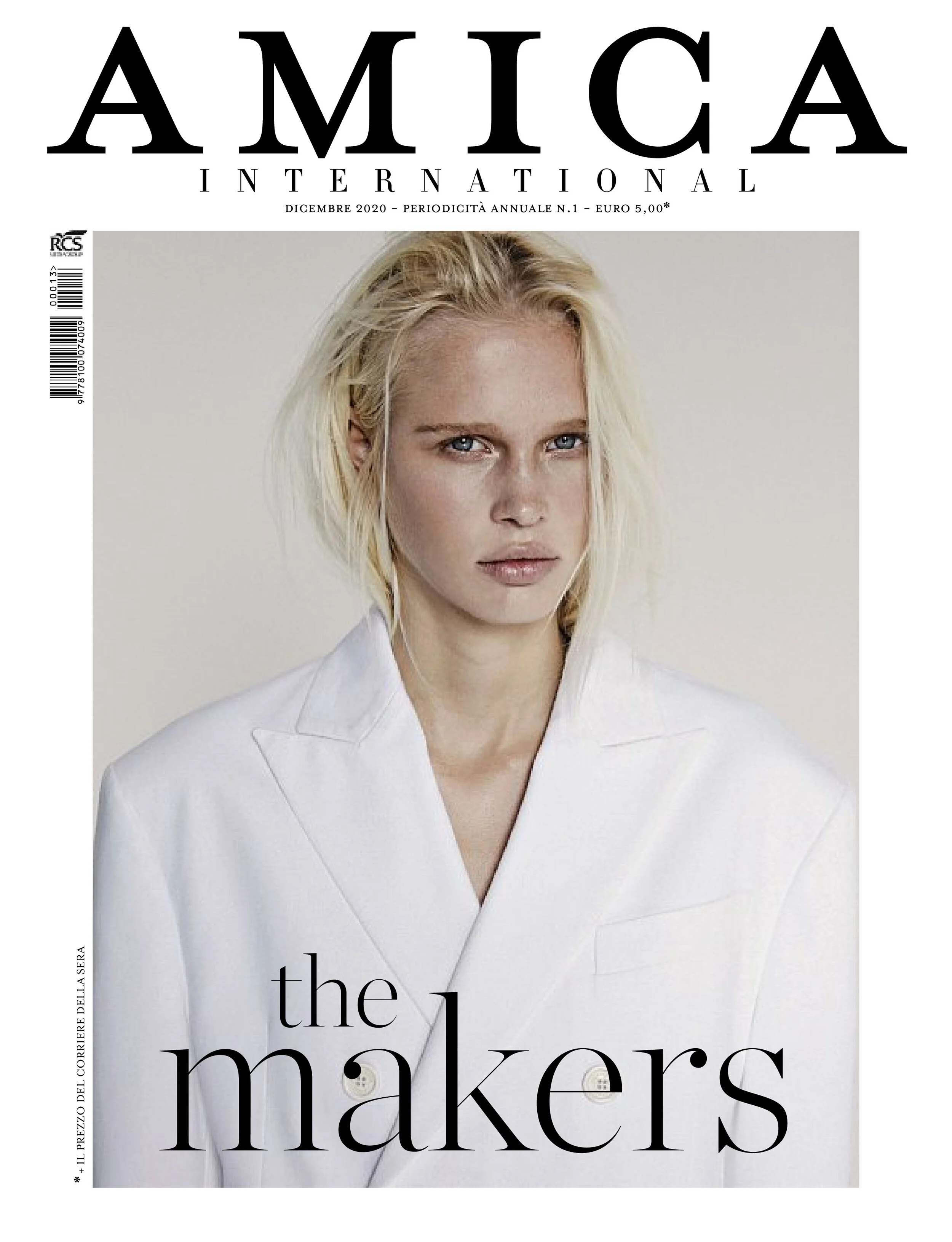 Fien Kloos in 'Black & White' by Jacopo Moschin for Amica Italia — Anne ...