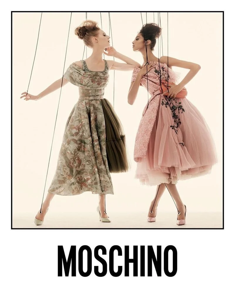 Steven Meisel Flashes Moschino Spring Summer 2021 Model Marionettes For ...