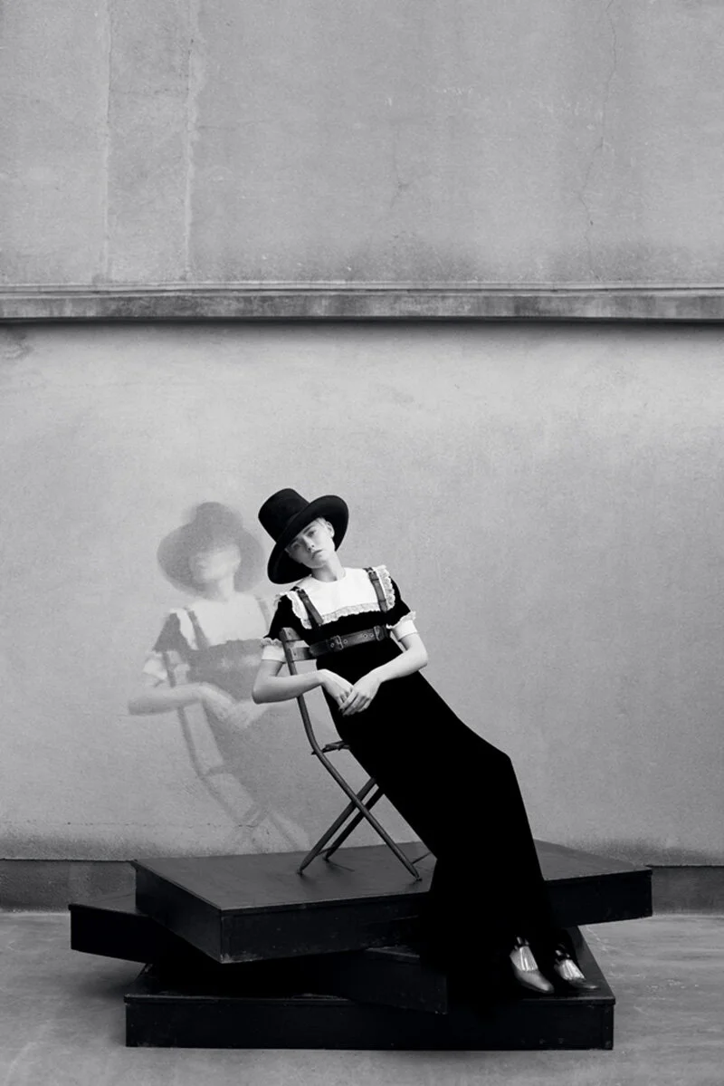 Maika Inga by Dominique Issermann in Saint Laurent Numero #219 — Anne ...