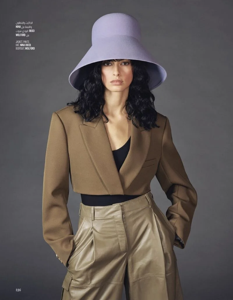 Anisa Dagher in 'Nineties Redux' by Sharif Hamza for Vogue Arabia ...