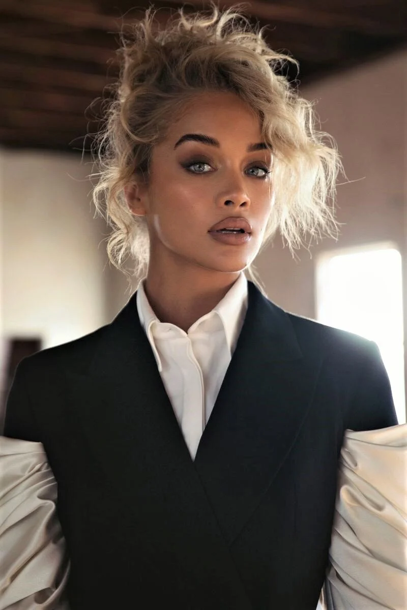Jasmine Sanders Smolders in Sarah Krick Images for Modelista Magazine ...