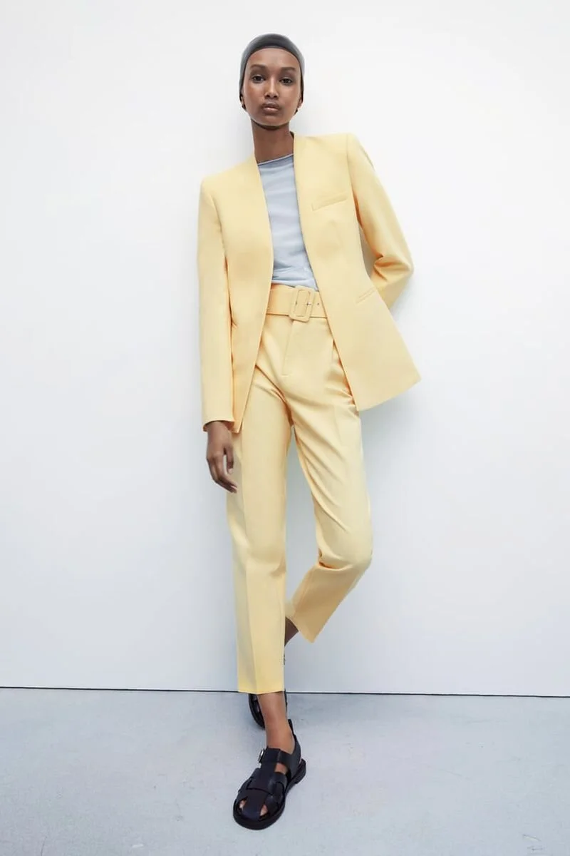 Ugbad Abdi Suits Up in SS2021 ZARA BASICS Lensed by Hanna Tveite — Anne ...