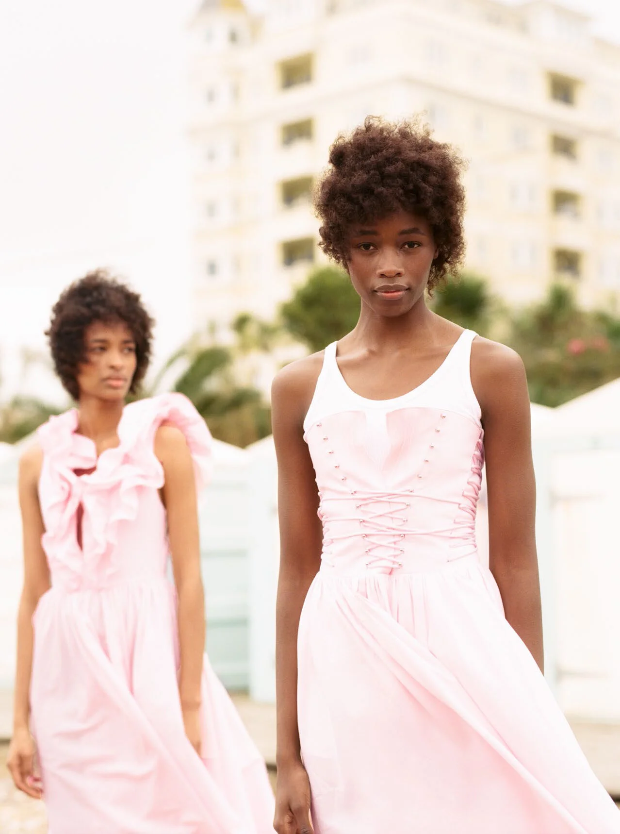 Ana Flavia & Michelle Opiyo in 'Coming Up Roses' for Harper's UK — Anne ...