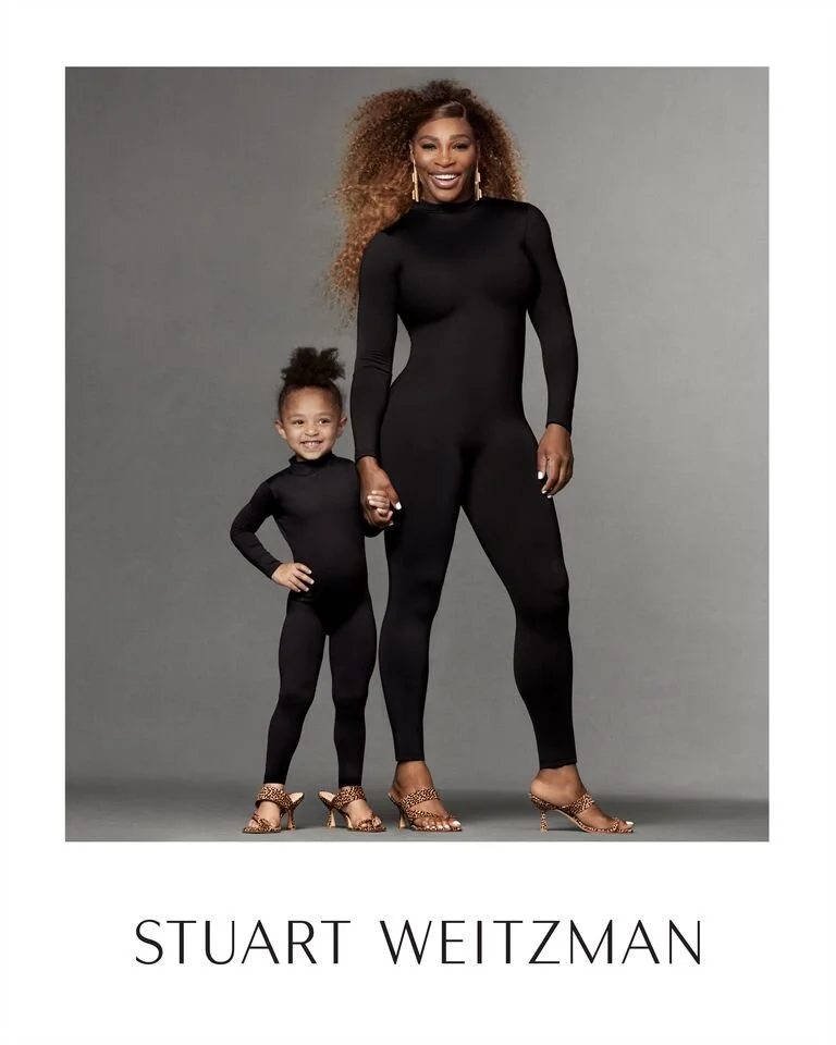 Serena Williams and Mini-Me Daughter Olympia in Stuart Weitzman Sp 2021 ...