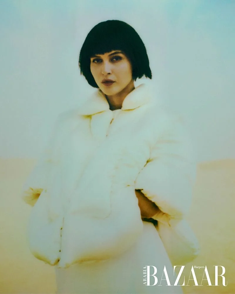 Azza Slimene Lifts Off by Kristian Schuller for Harper's Bazaar Arabia ...