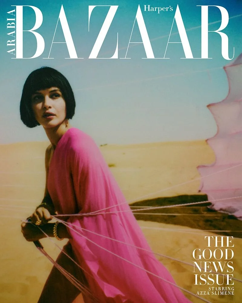 Azza Slimene Lifts Off by Kristian Schuller for Harper's Bazaar Arabia ...