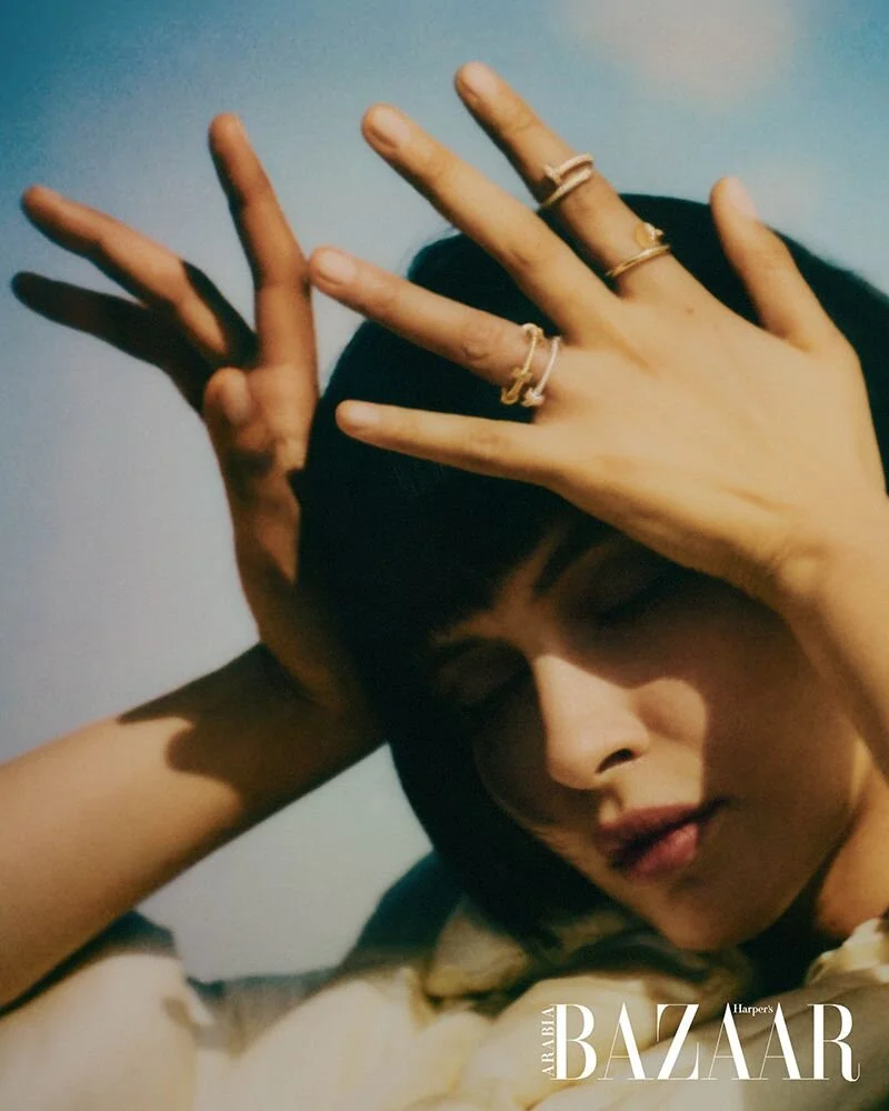 Azza Slimene Lifts Off by Kristian Schuller for Harper's Bazaar Arabia ...