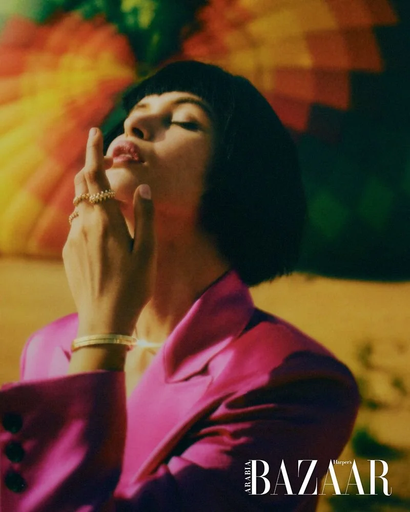 Azza Slimene Lifts Off by Kristian Schuller for Harper's Bazaar Arabia ...