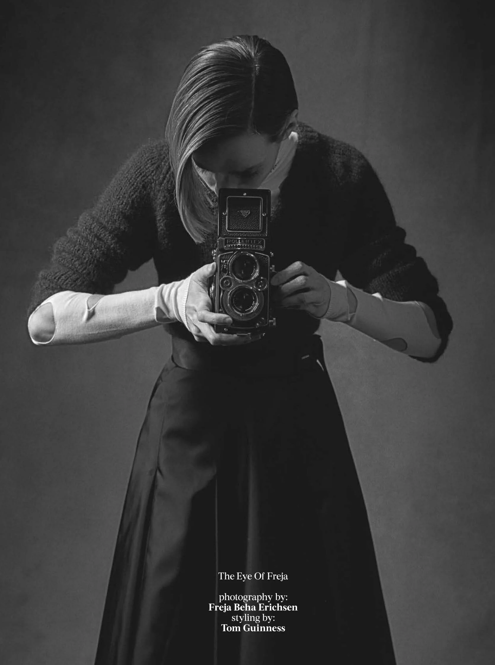 Freja Beha Erichsen's Self Portraits for Vogue Italia March 2021 — Anne ...