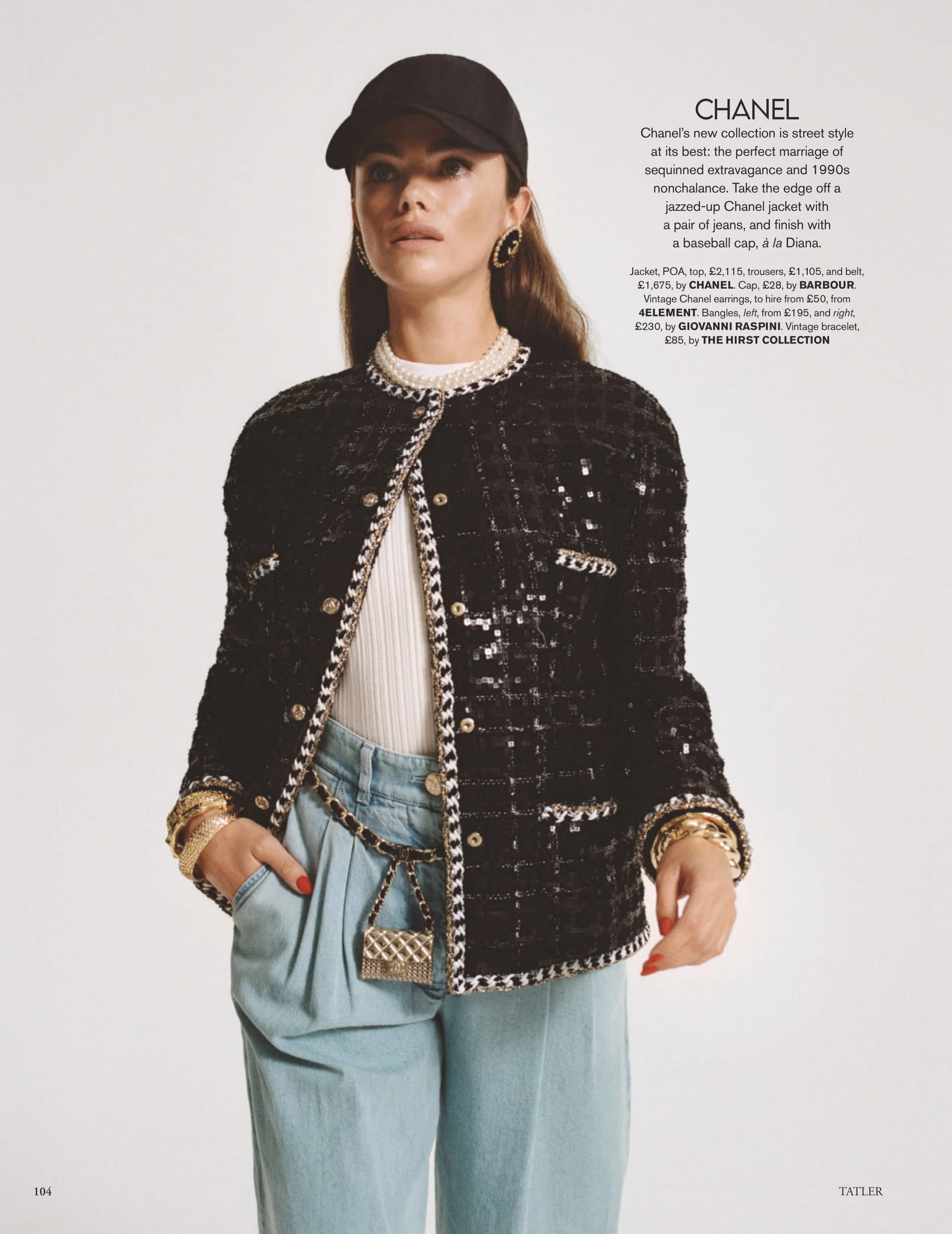 Jena Goldsack Wears 'The New Collections' by Tatler UK March — Anne of ...
