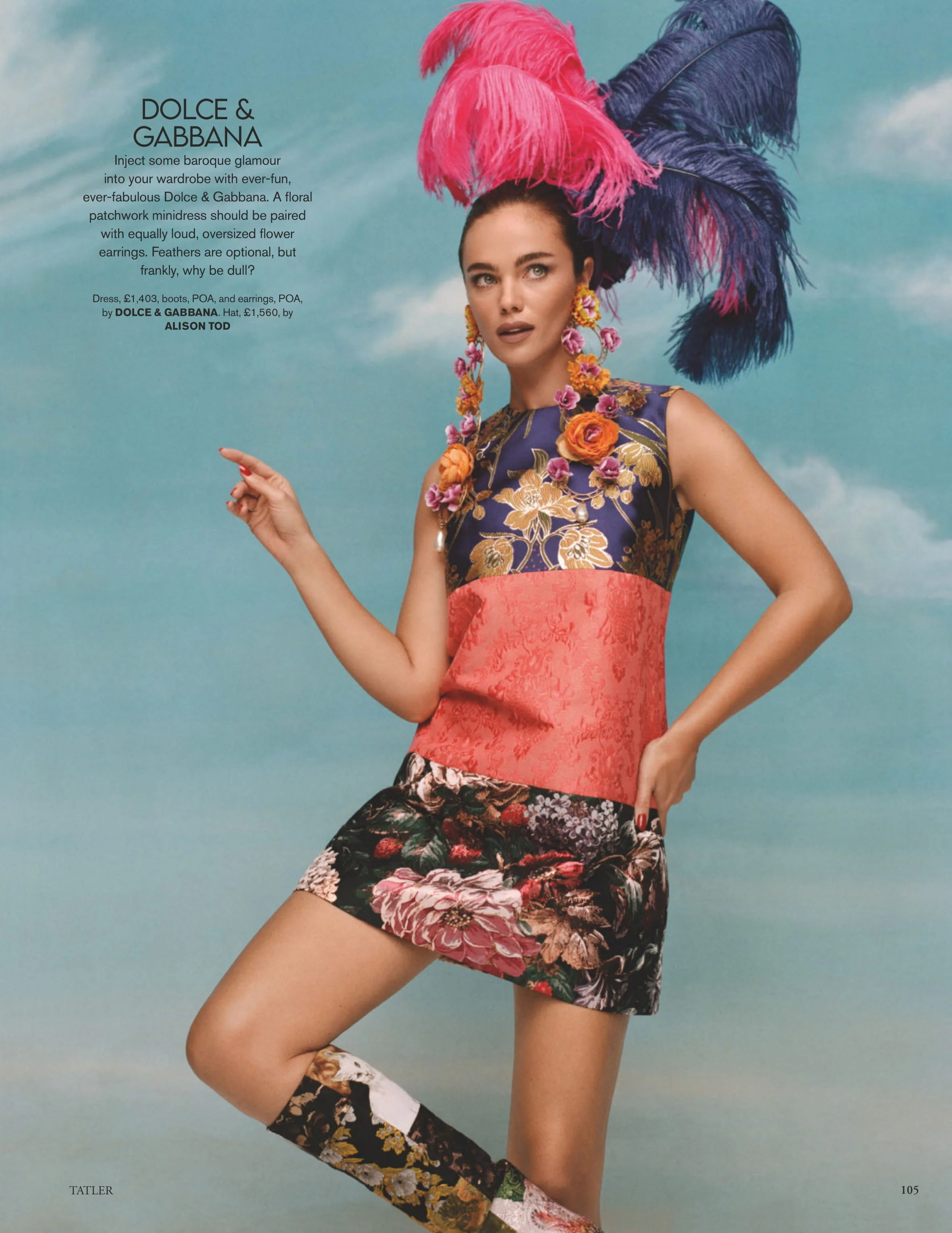 Jena Goldsack Wears 'The New Collections' by Tatler UK March — Anne of ...