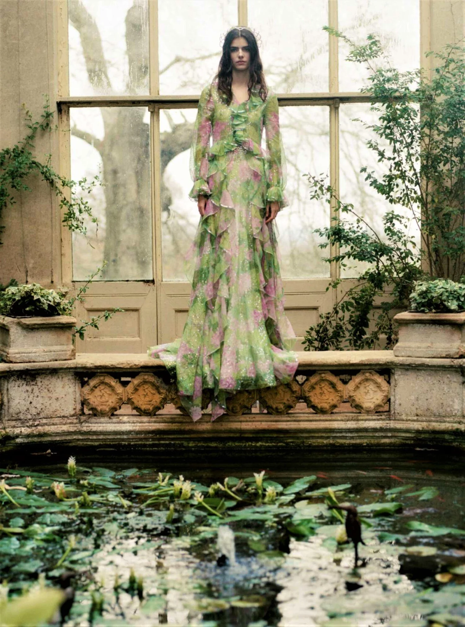 Maya Gunn 'Garden of Eden' by Ina Lekiewicz Harper's UK April 2021 ...
