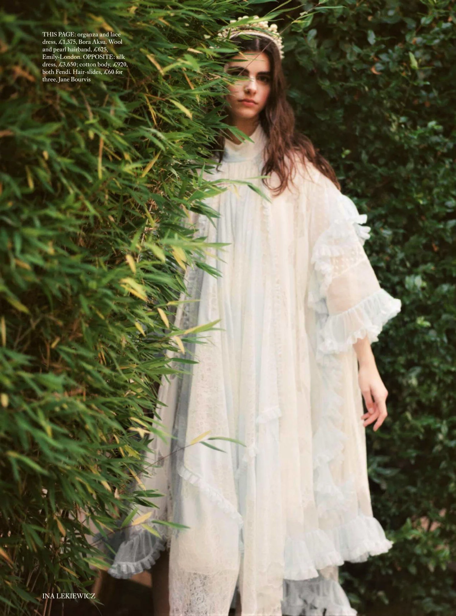 Maya Gunn 'Garden of Eden' by Ina Lekiewicz Harper's UK April 2021 ...