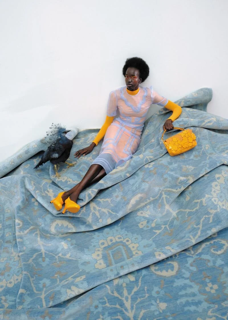 Turkina Faso Captures Global Vagabond Nyaueth Riam for Vogue China ...