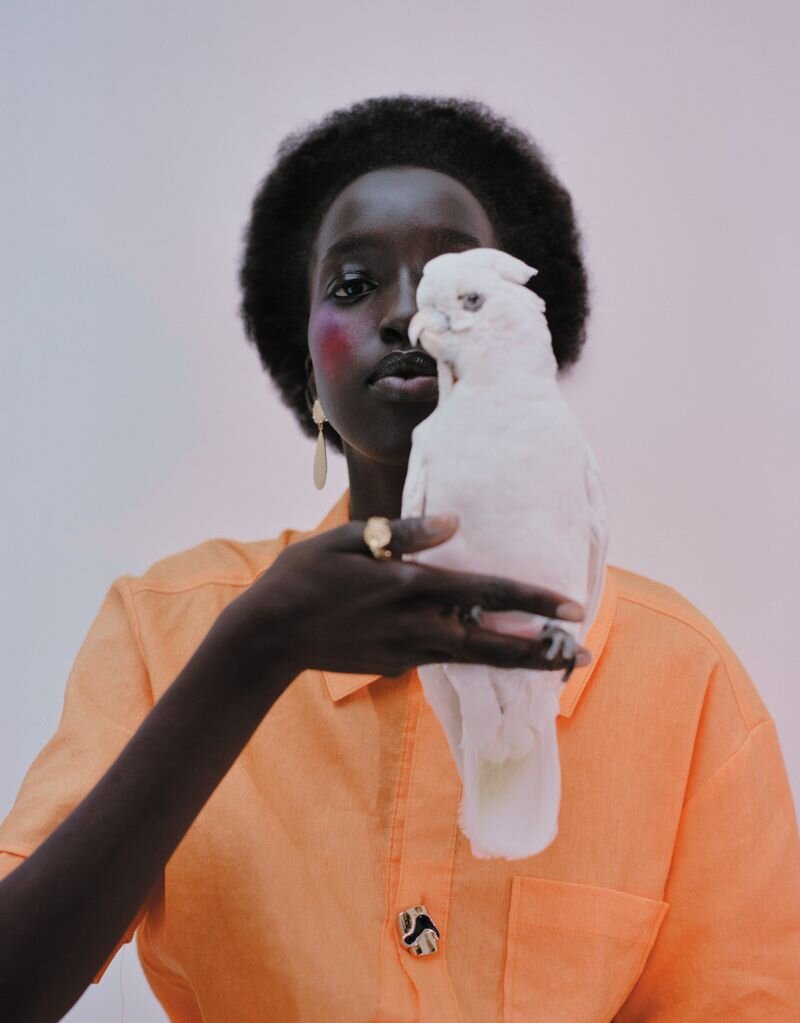 Turkina Faso Captures Global Vagabond Nyaueth Riam for Vogue China ...