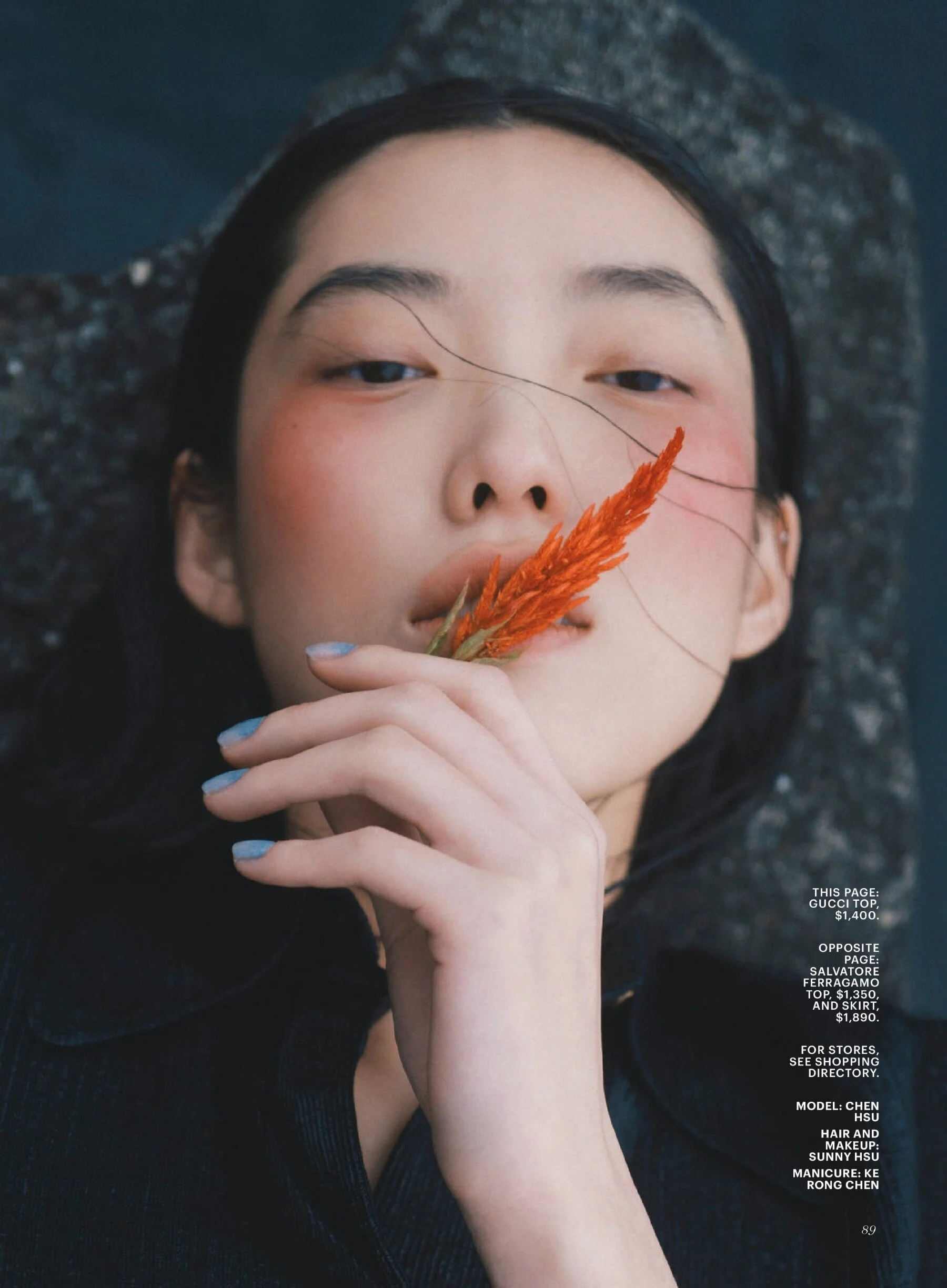 Zhong Lin Captures Chen Hsu in 'Rising Tide' for Marie Claire US April ...
