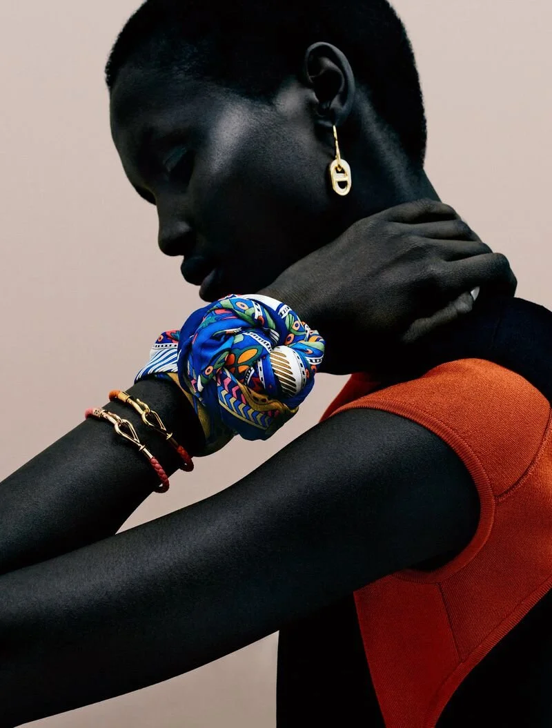 Amar Akway Delivers Black Beauty to Le Monde d'Hermès Spring 2021 by ...