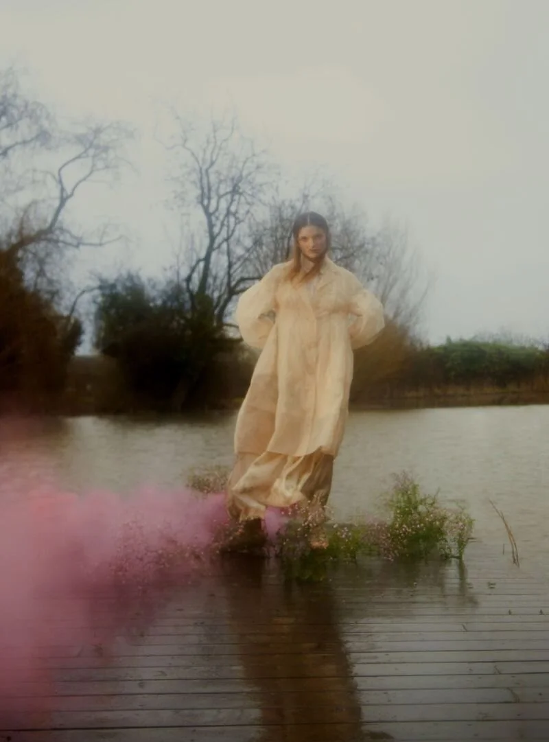 Bex Day Flashes Primrose Archer for Harper's Bazaar UK May — Anne of ...