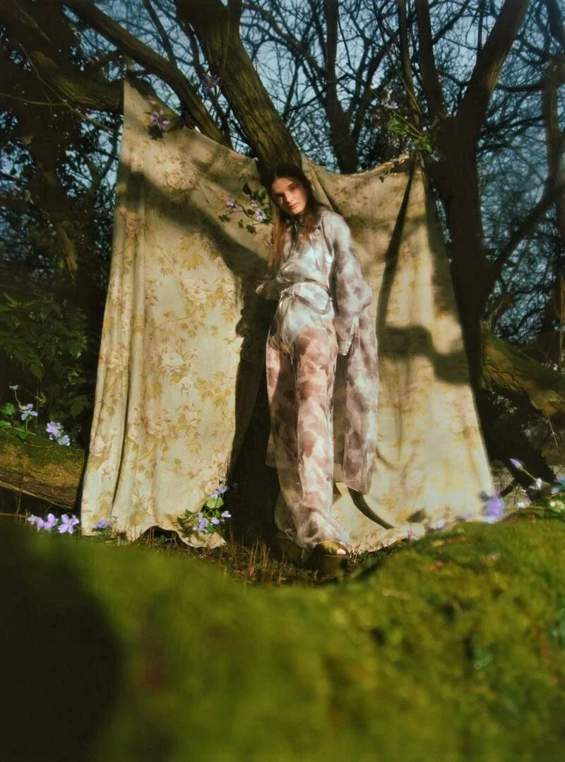 Bex Day Flashes Primrose Archer for Harper's Bazaar UK May — Anne of ...
