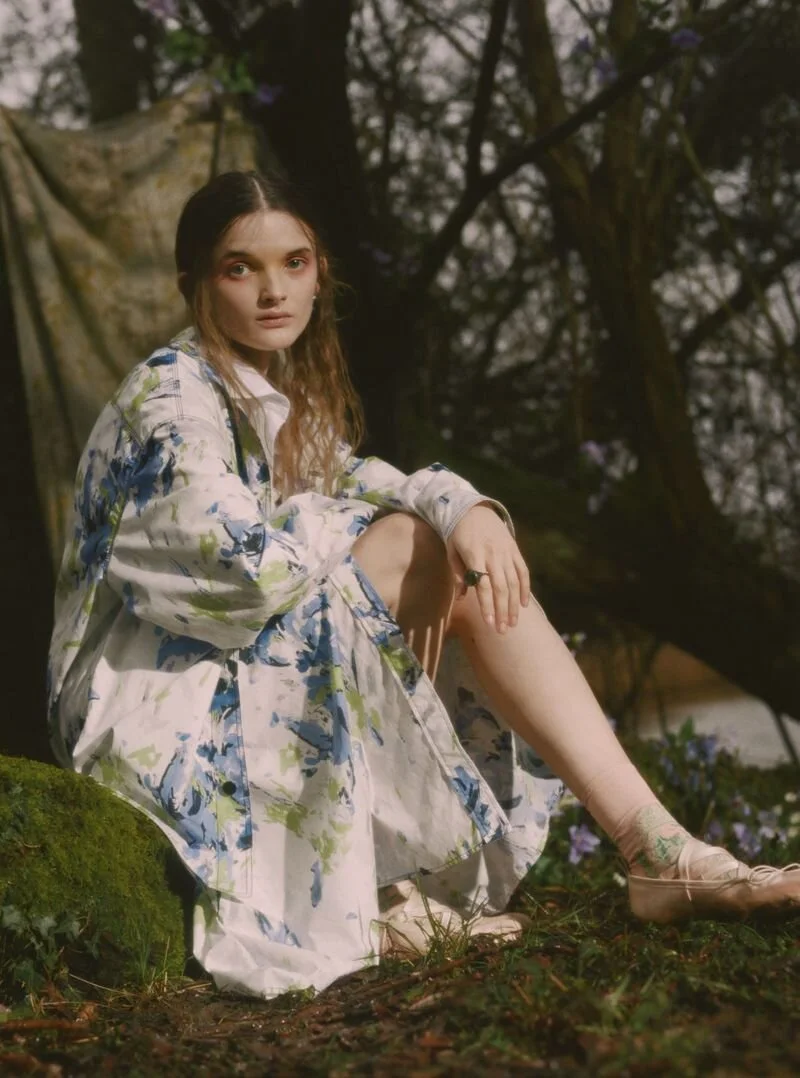 Bex Day Flashes Primrose Archer for Harper's Bazaar UK May — Anne of ...
