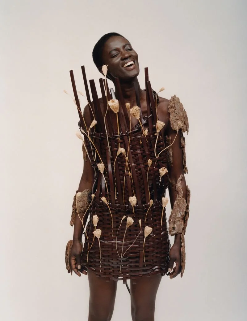 Gaia's Two Beauties Aouatif and Sokhna for Vogue Russia May — Anne of ...