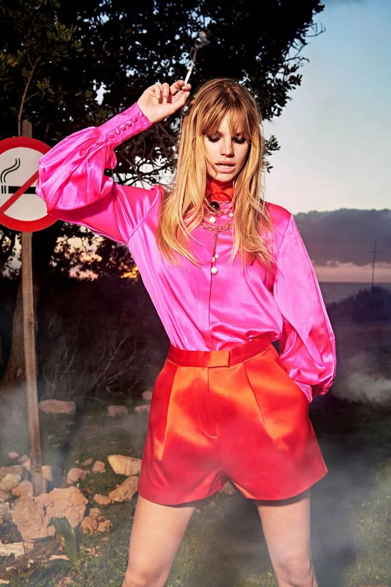 Nadine Leopold by Stefan Imielski in Paphos, Cyprus for Vogue Portugal ...