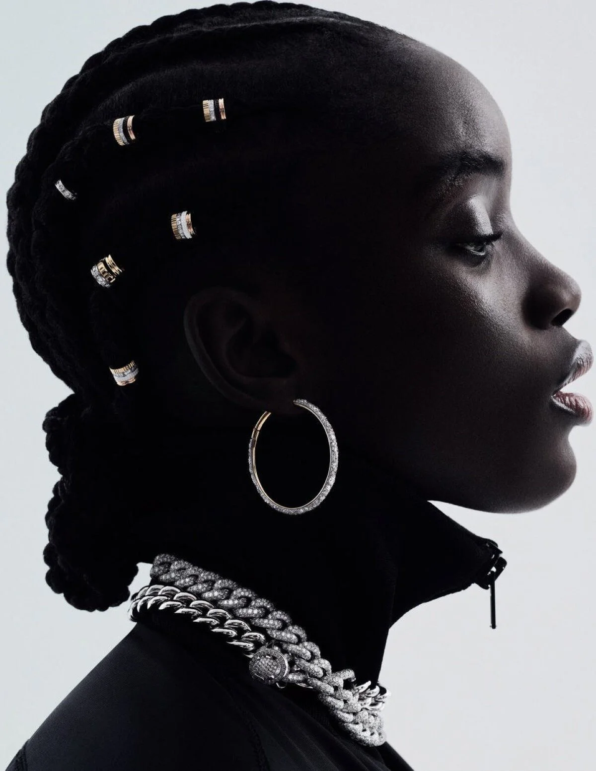 Maty Fall Diba in Luxury Diamonds and Watches for Vogue Paris — Anne of ...