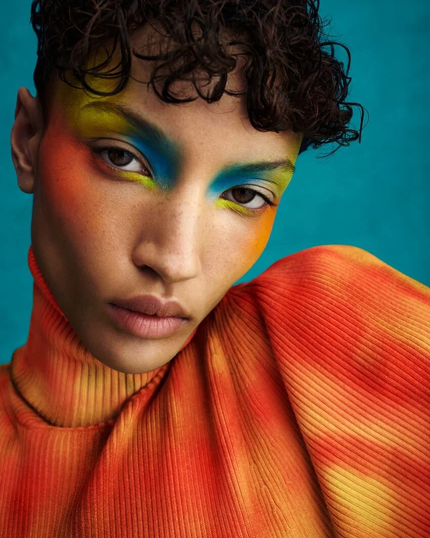 Nadine Ijewere Captures Zara Beauty Stories 2021: Tie Dye — Anne of ...