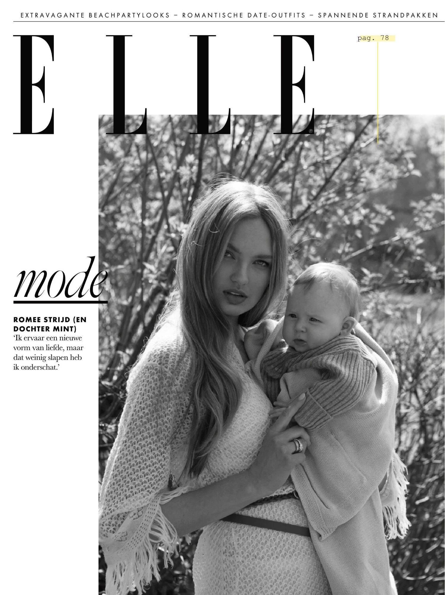 Romee Strijd + Mint In ELLE Netherlands June 2021 Pablo Delfos — Anne ...