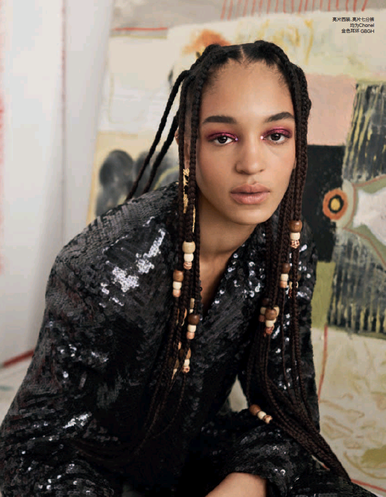 Indira Scott Delivers Gorgeosity by Steven Pan to Vogue China July 2021 ...