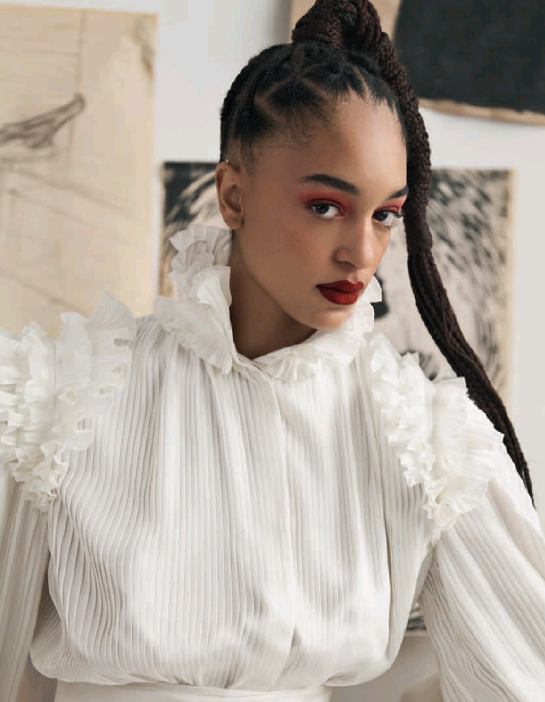 Indira Scott Delivers Gorgeosity by Steven Pan to Vogue China July 2021 ...