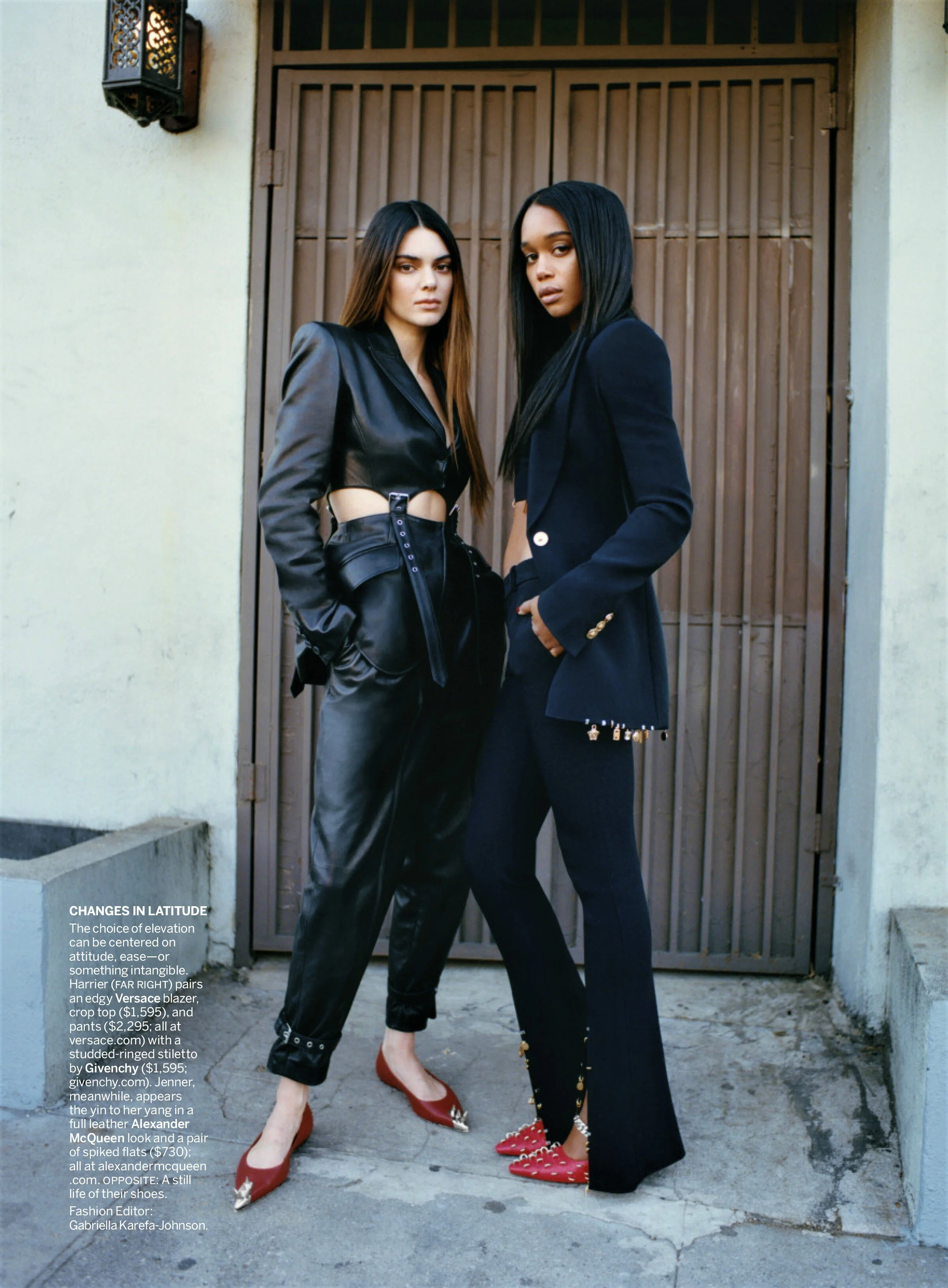 Kendall and Laura Harrier Do Shoes by Joshua Woods in Vogue US — Anne ...