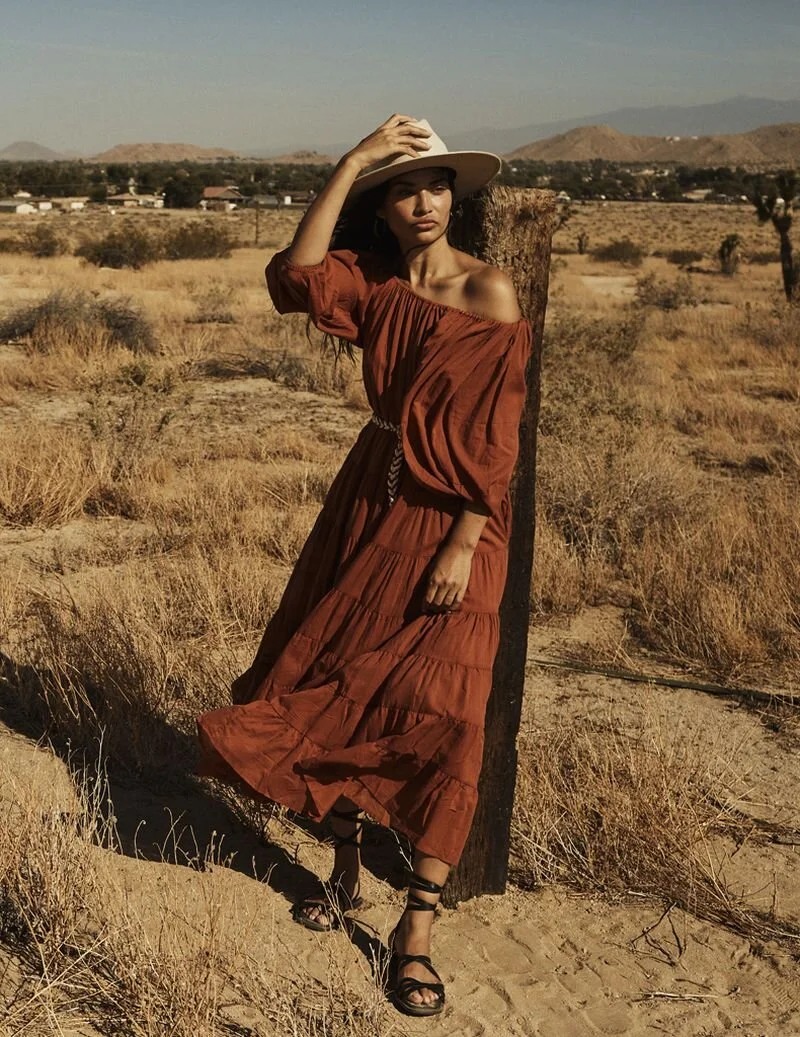 Shanina Shaik Wears Earth Goddess Style for Anthropologie — Anne of ...