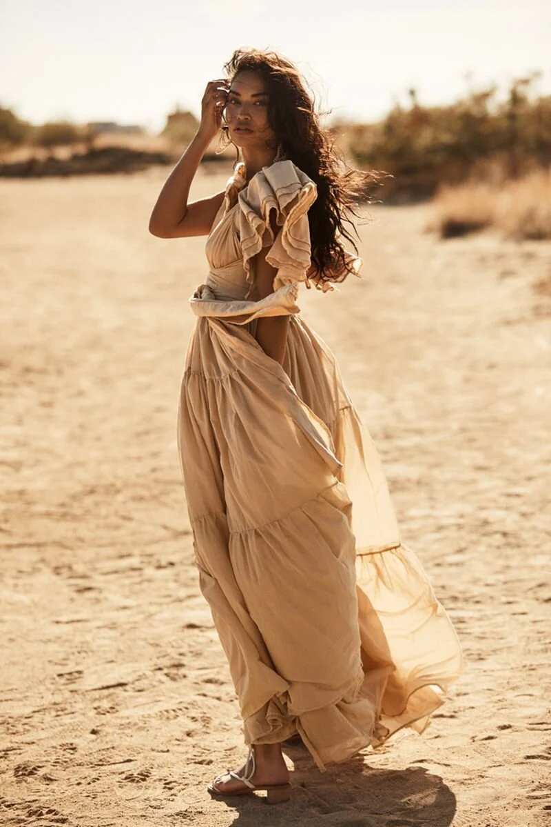 Shanina Shaik Wears Earth Goddess Style for Anthropologie — Anne of ...
