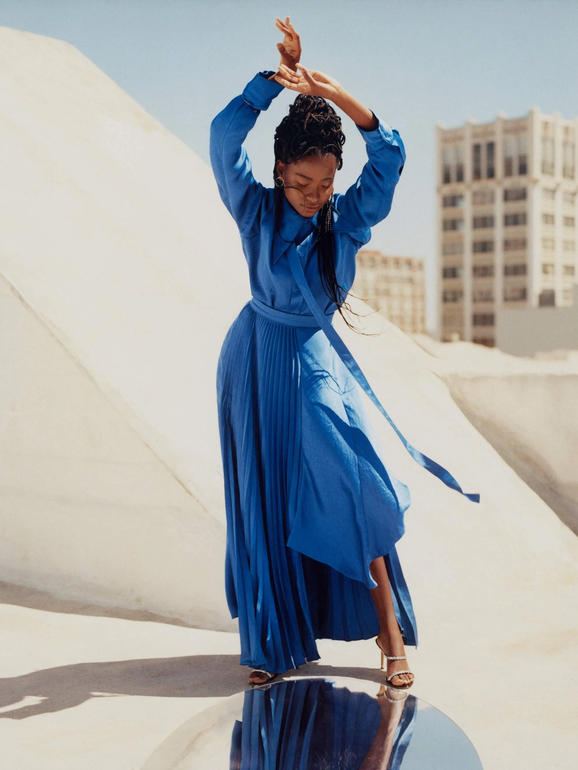 Amanda Gorman and Kennedi Carter's Fashion Joy in Porter Edit July 26 ...