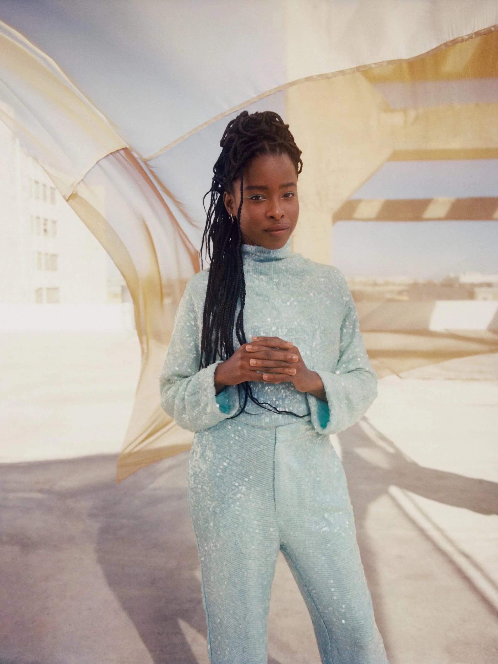 Amanda Gorman and Kennedi Carter's Fashion Joy in Porter Edit July 26 ...