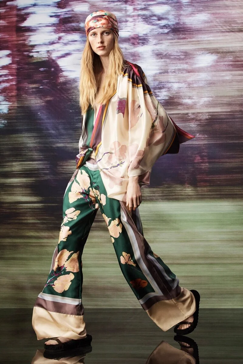 Zara Fall 2021 Silk Twill Scarves Dress Rianne in Fashion Artistry ...
