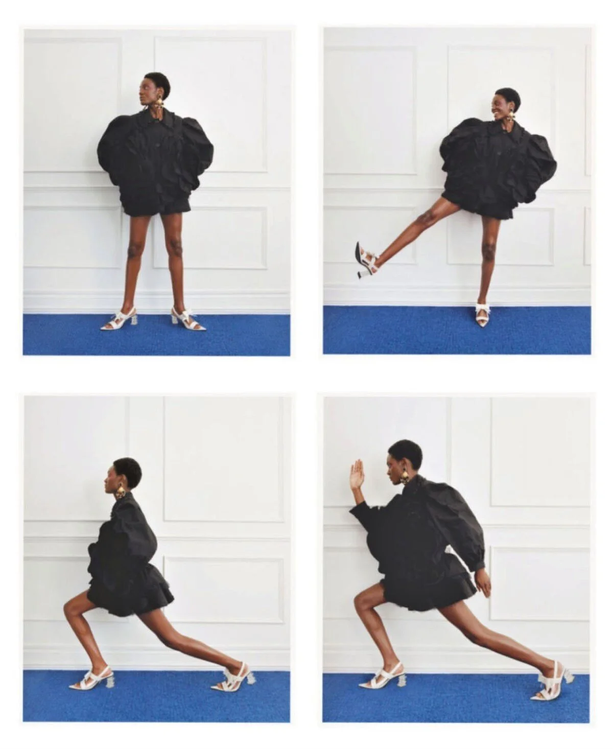 Lilly Johnson's Blue Mood Style by Tobias Delcroix for ELLE Mexico ...