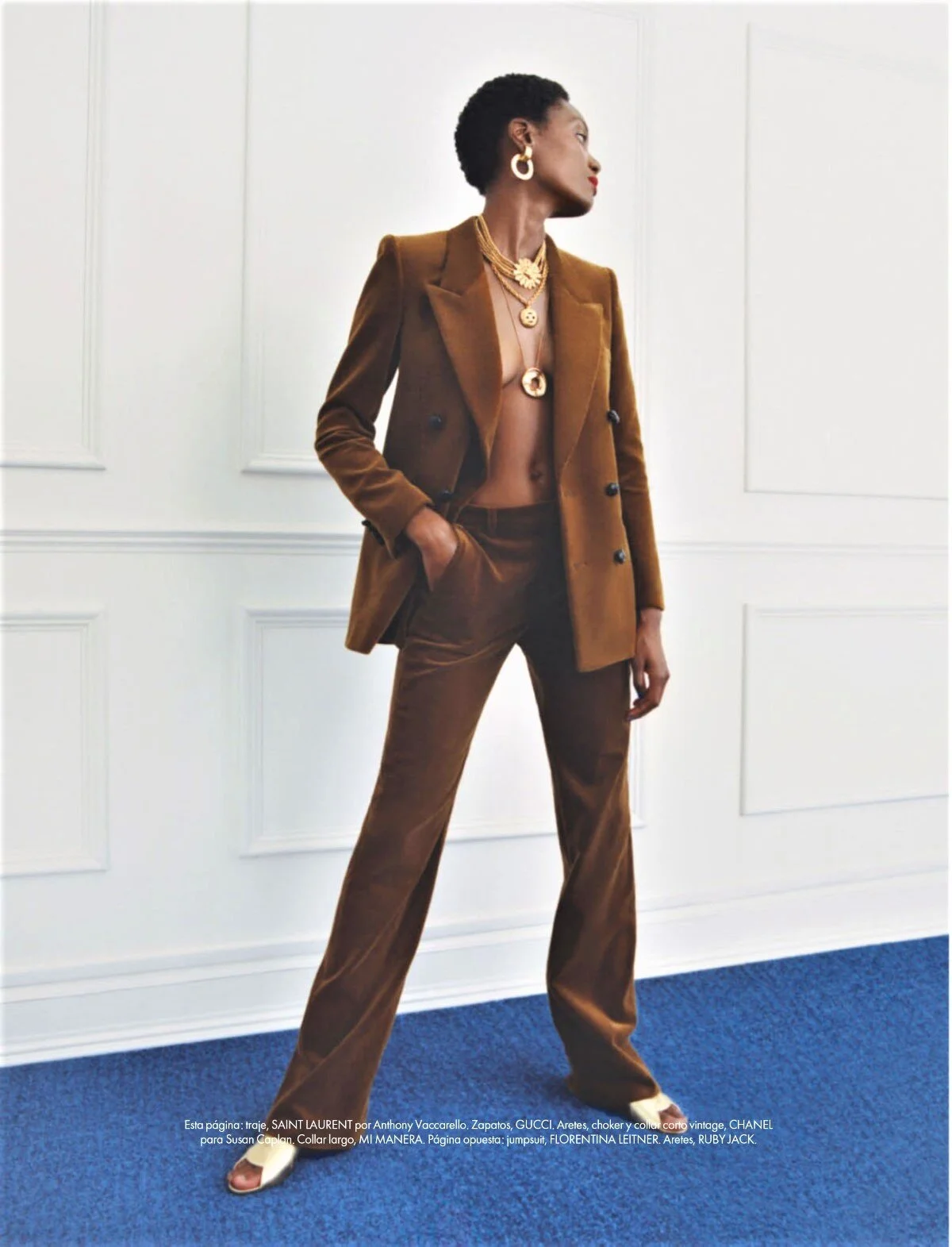 Lilly Johnson's Blue Mood Style by Tobias Delcroix for ELLE Mexico ...