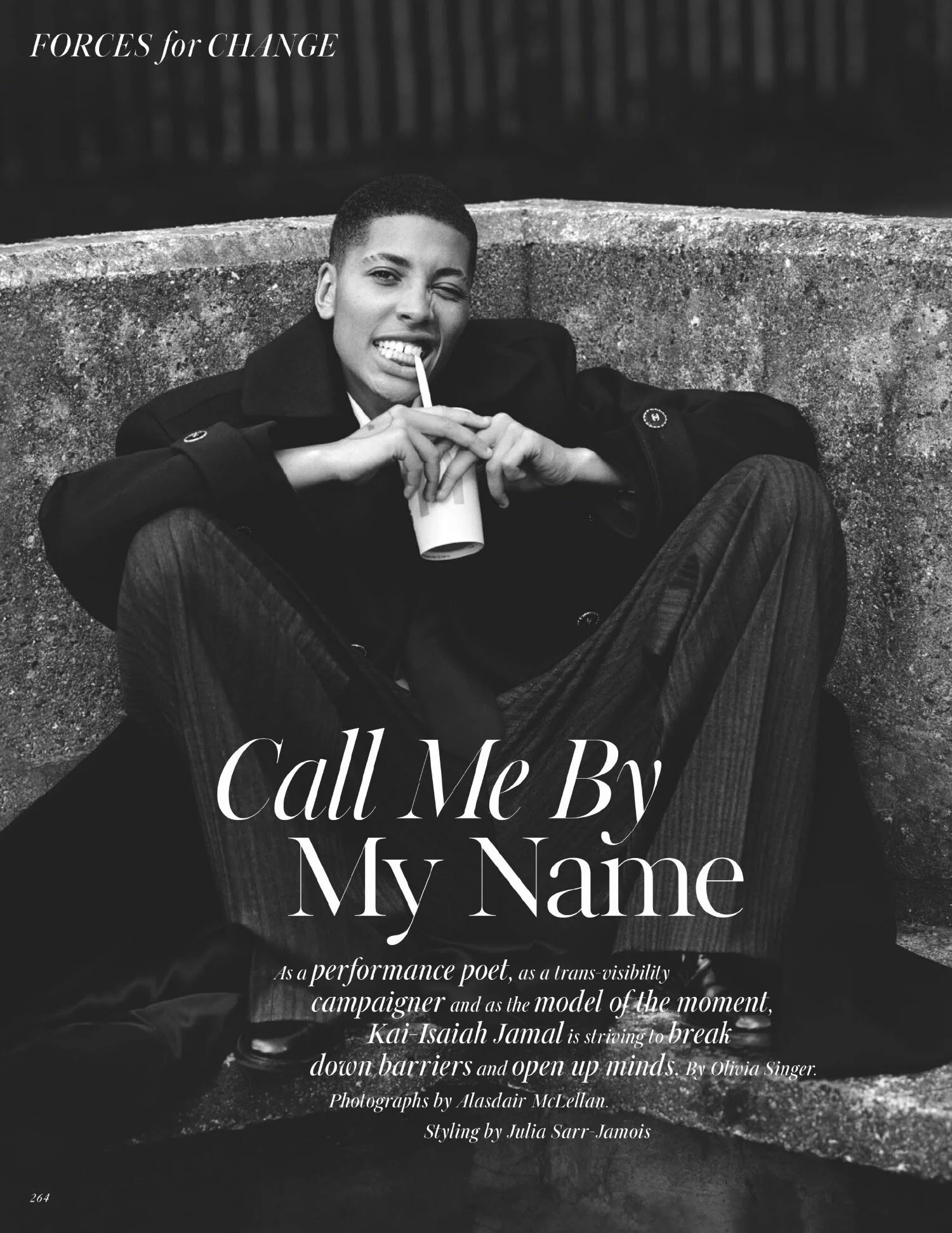 Kai-Isaiah Jamal by Alasdair McLellan in British Vogue September — Anne ...
