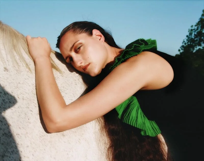 Jess Maybury Nurtures a Crazy World in Vogue Portugal July — Anne of ...