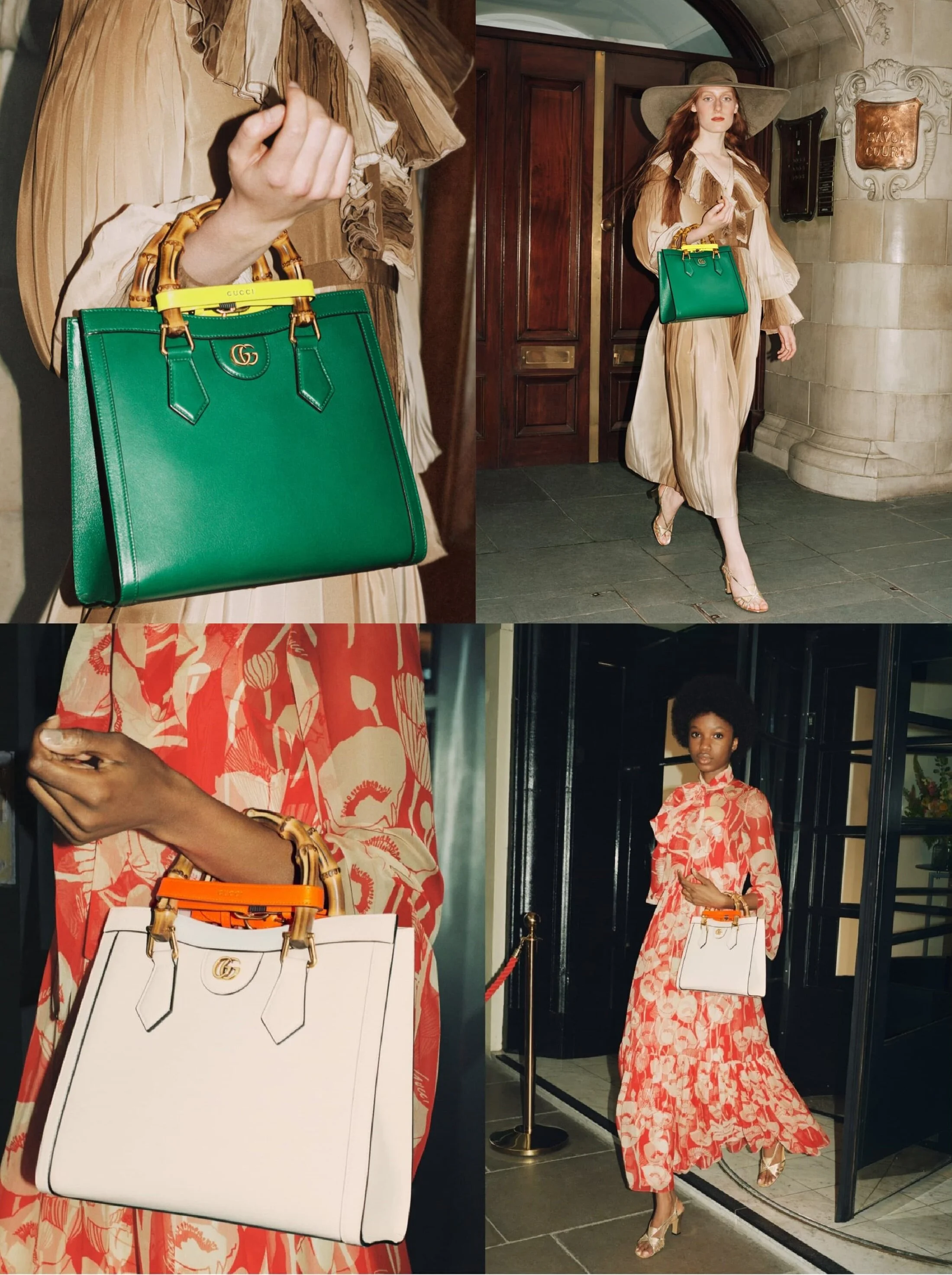 Gucci Diana Bag Honors Her Memory at Gucci Bamboo House in Kyoto, Japan ...