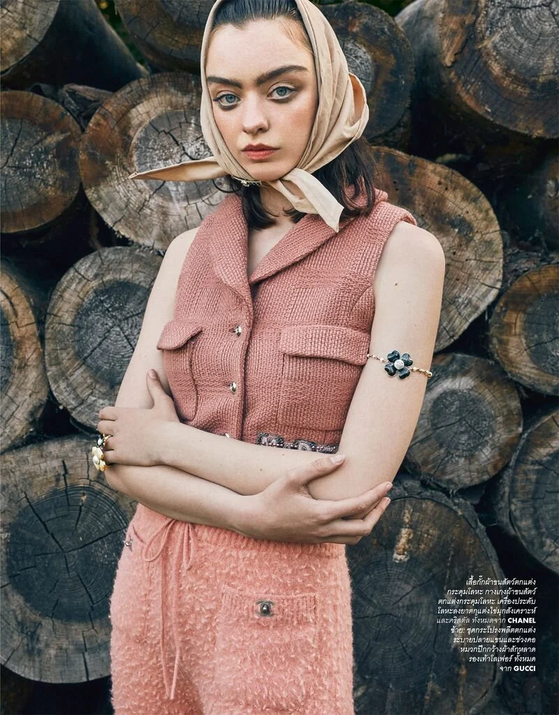 Alice Vink Goes Camping in Sober Style for ELLE Thailand September ...