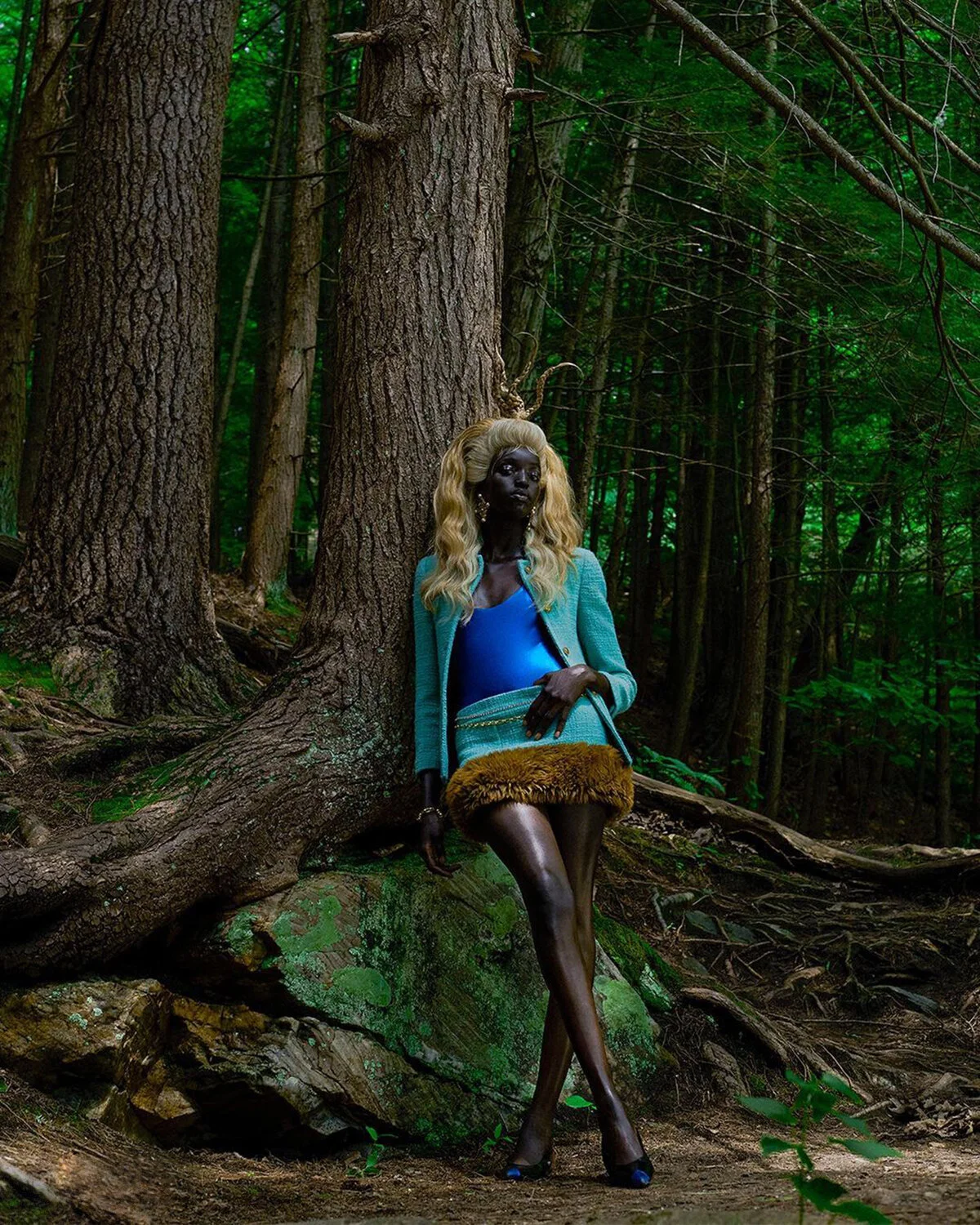 Nyaueth Riam in 'Neofantasia by Zee Nunes for Vogue Brazil August 2021 ...