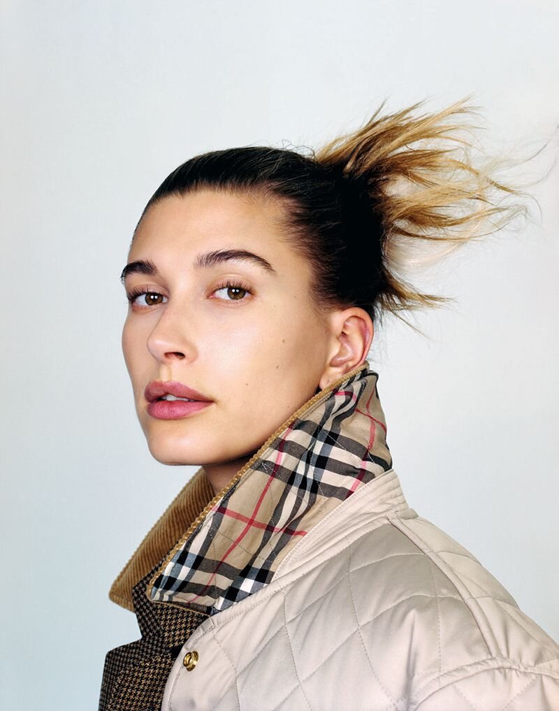 Hailey Bieber in Reimagined Jackets by Stefan Ruiz in Vogue US — Anne ...