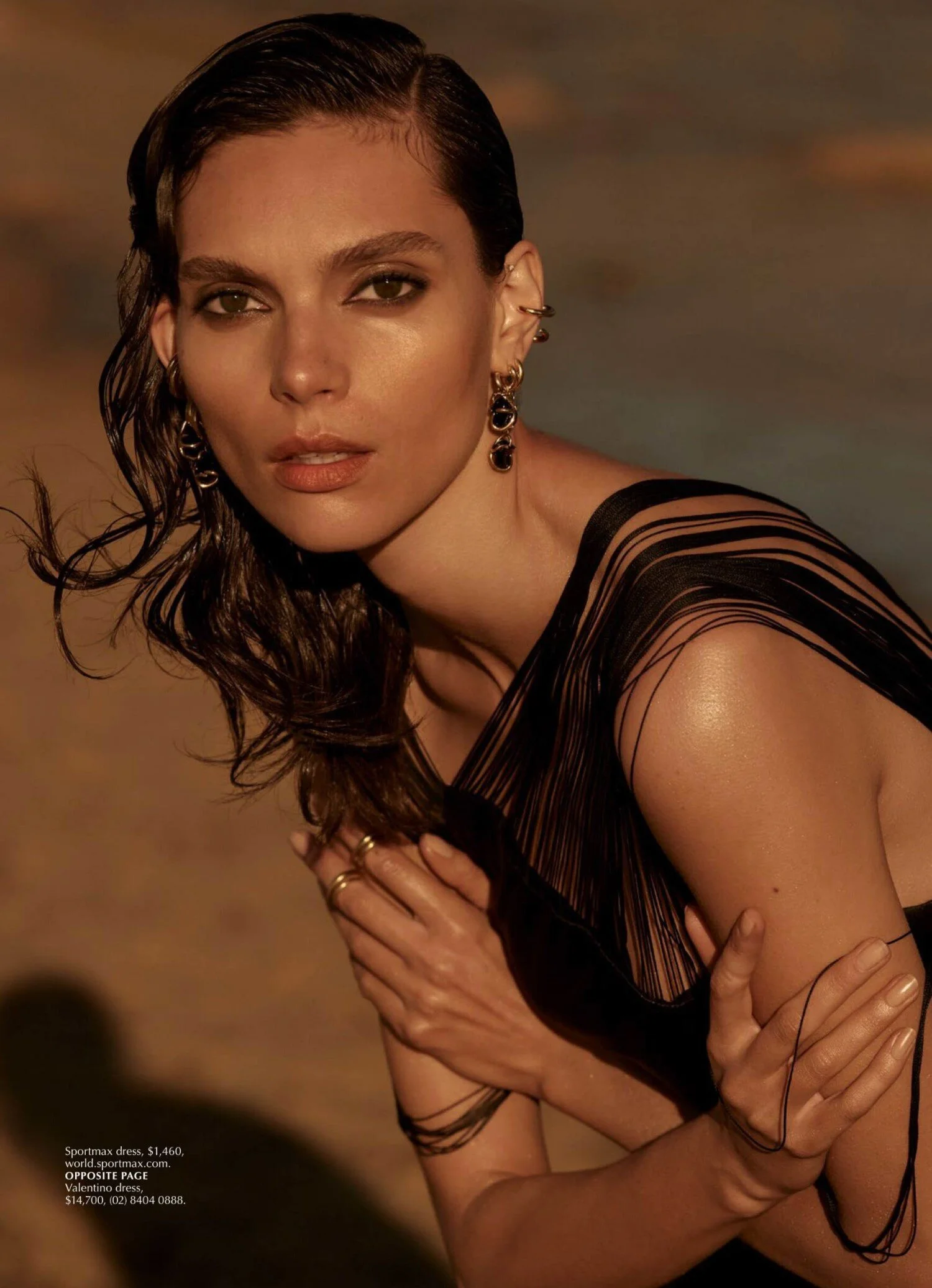 Charlee Fraser in 'Body Work' by Nicole Bentley for Marie Claire ...